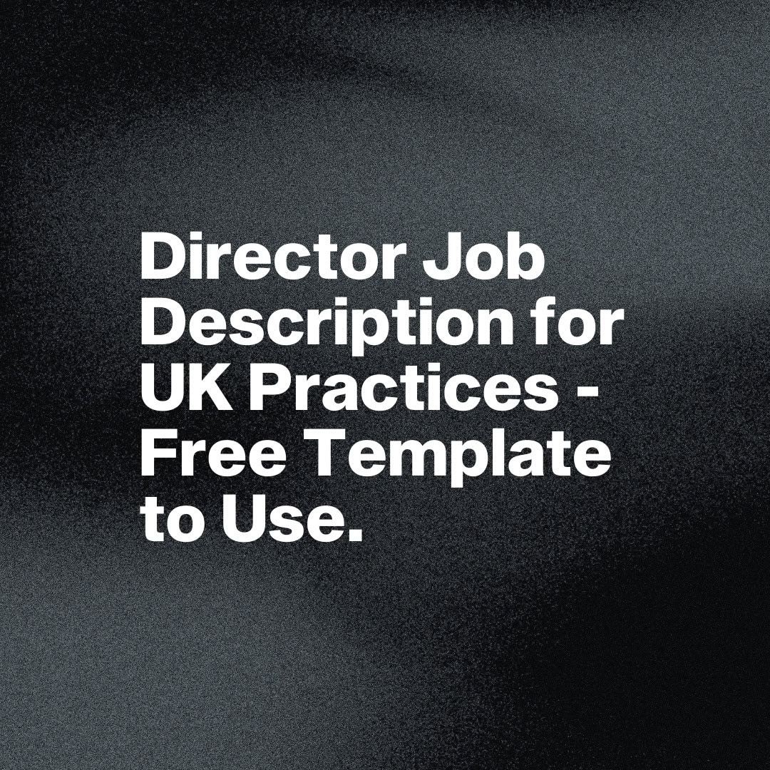 Architecture Director Job Description Template