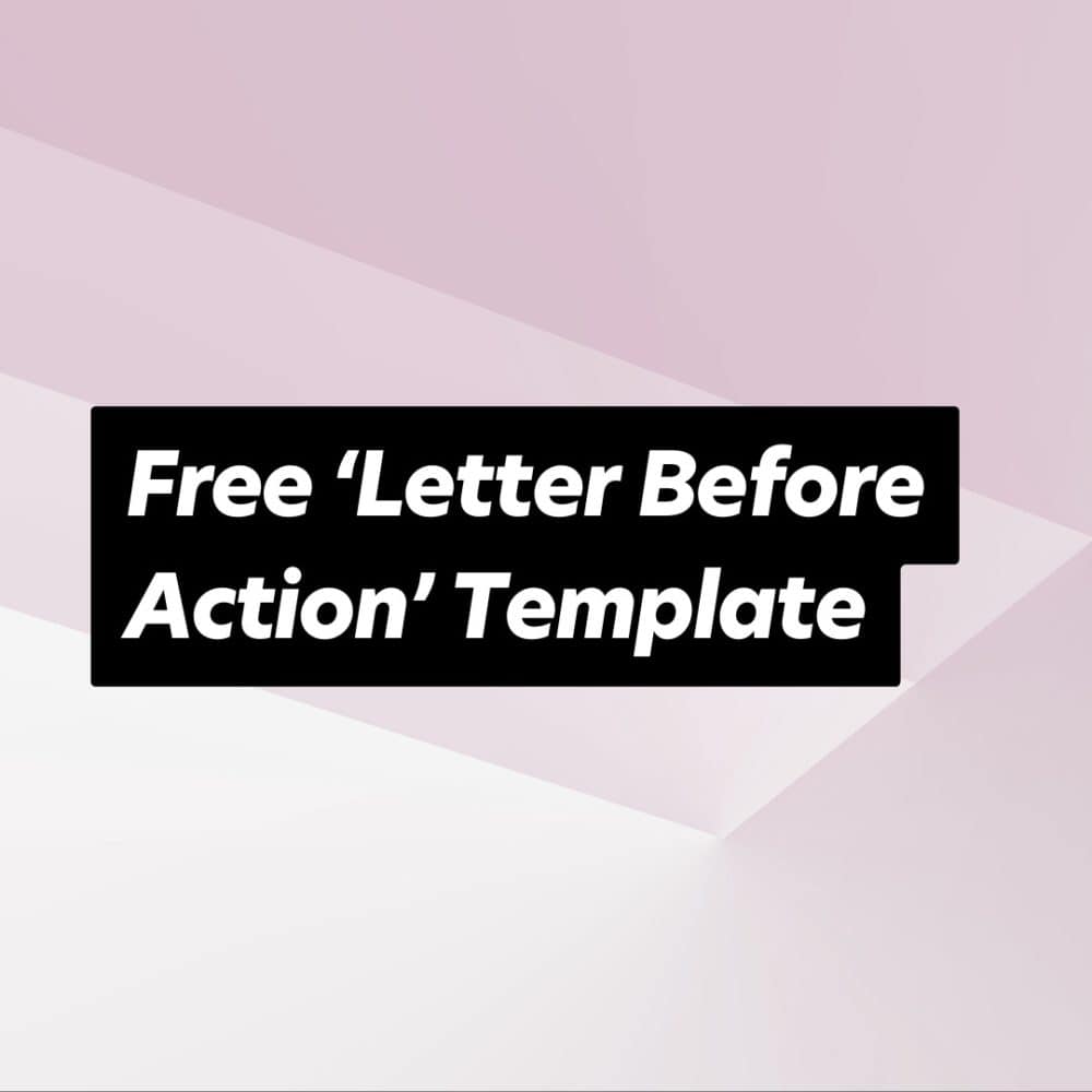 Free Letter Before Action Template For Professionals