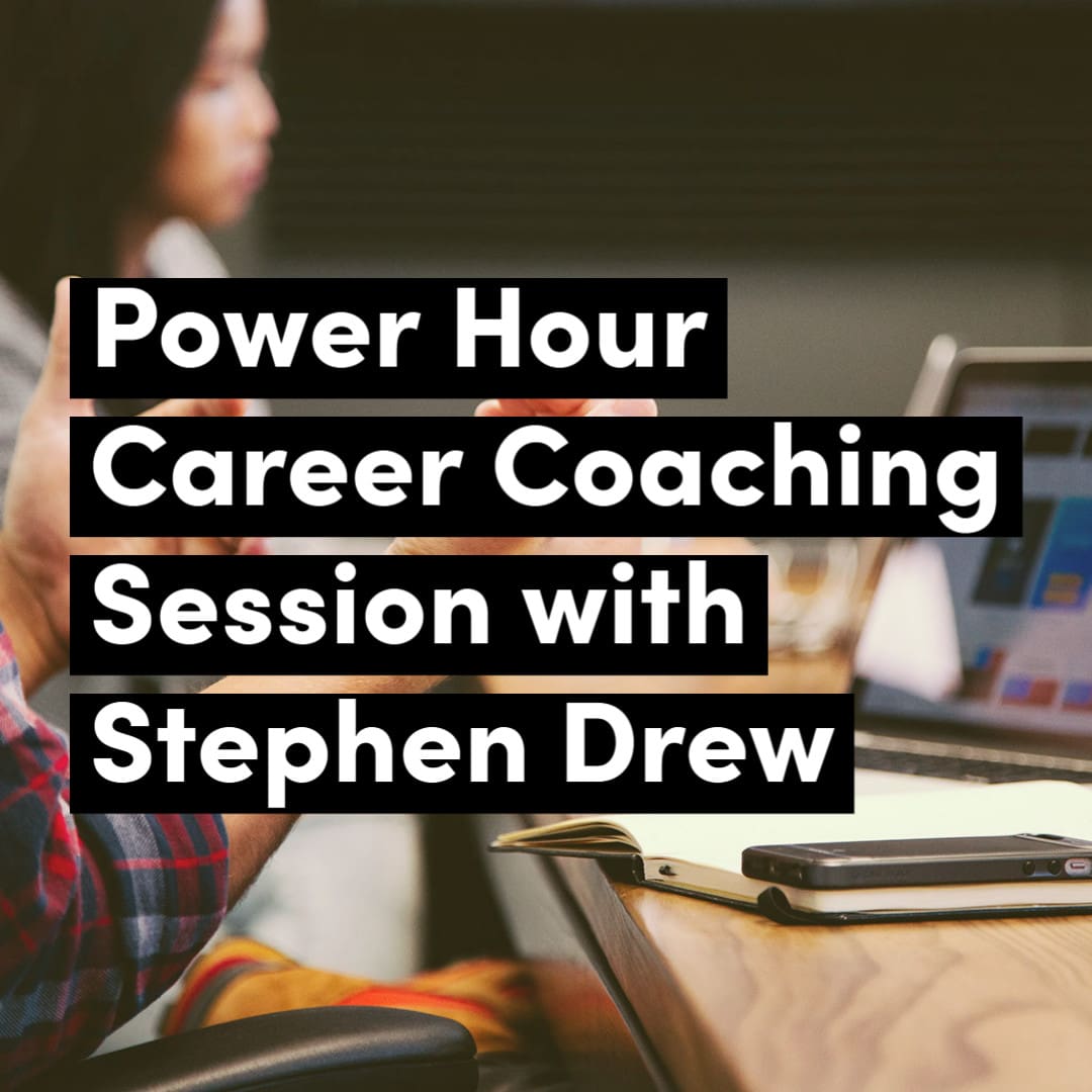 One Power Hour Career Coaching Session With Stephen Drew