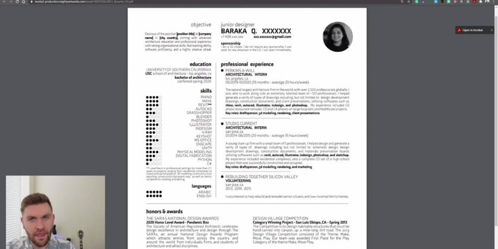 Improve Your Architectural CV With Tailored Feedback - Architecture Social
